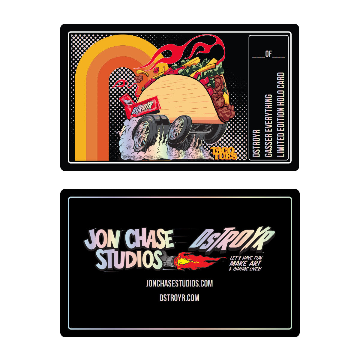 Gasser Taco Holographic Card | Limited to 24 | DSTROYR Collector | Jon ...