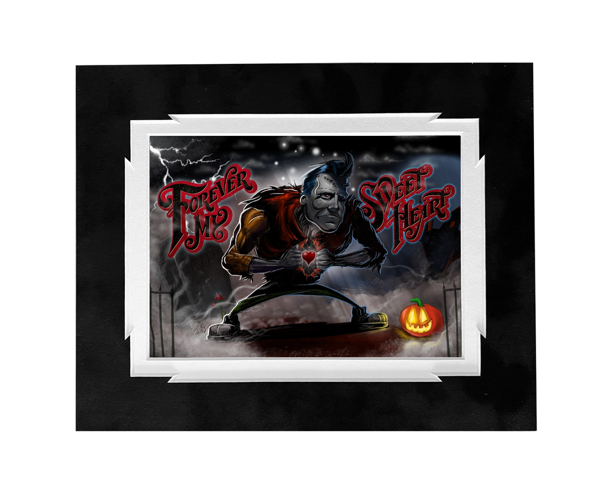 Heartbreaker Deluxe Mini Print - 8x10 Contemporary Art by Jon Chase Studios