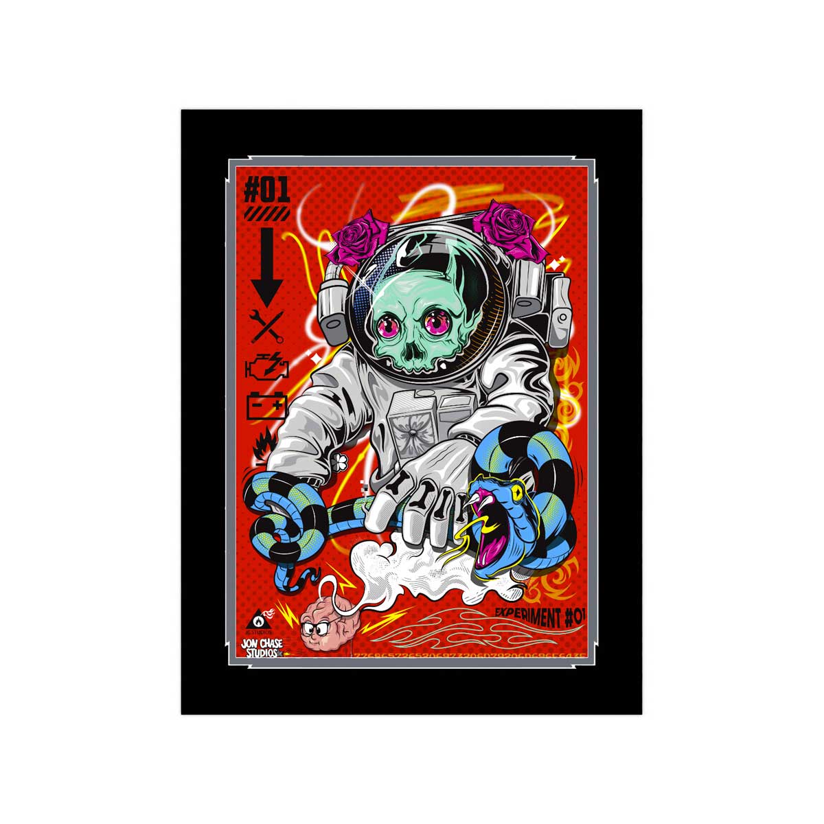 Strolling In Space Deluxe Mini Print – Jon Chase Studios